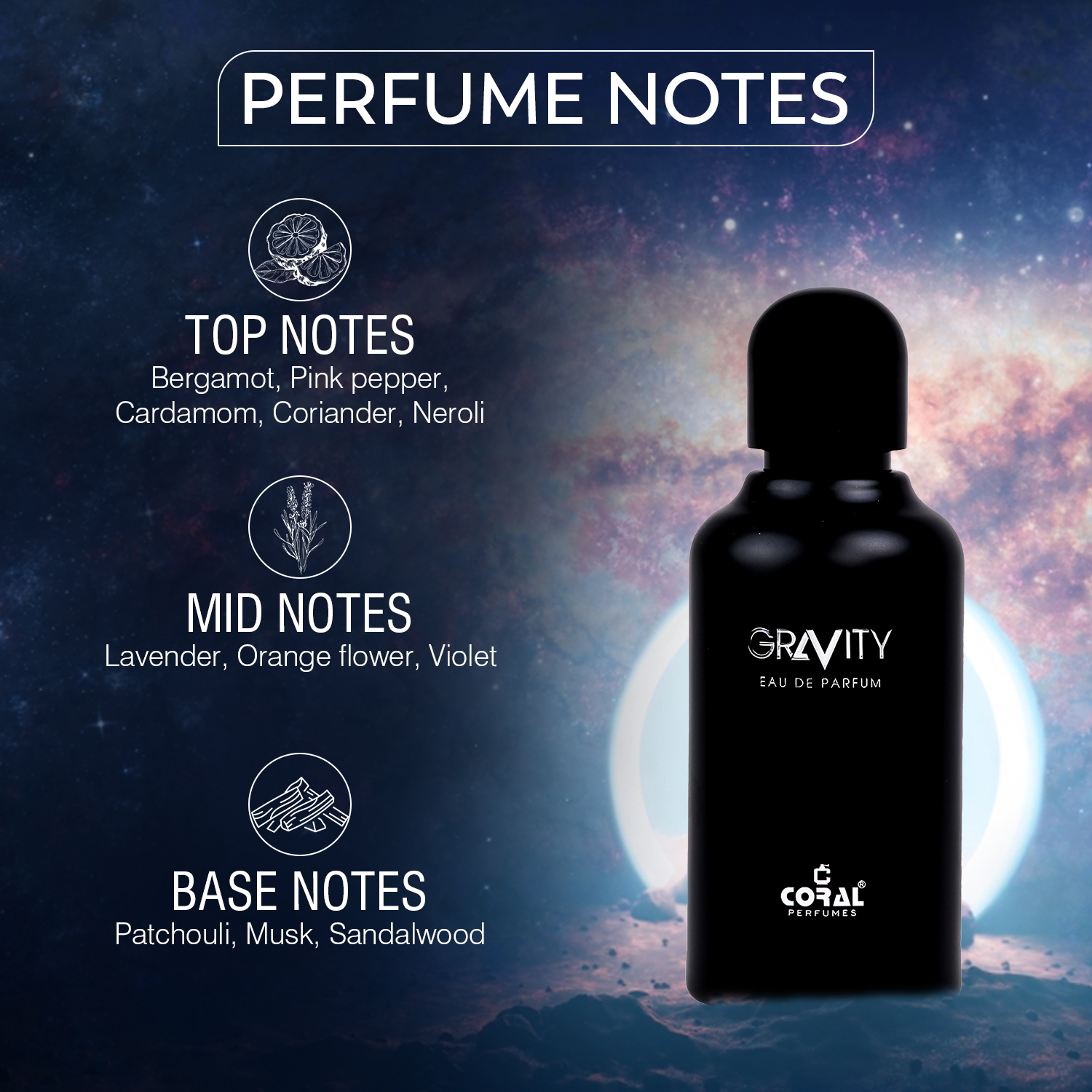 Buy Coral Gravity For Men Eau De Parfum | Coral Perfumes