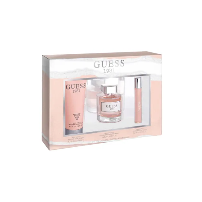 Buy Guess 1981 L EDT 100+200+15ml Set | Coral Perfumes
